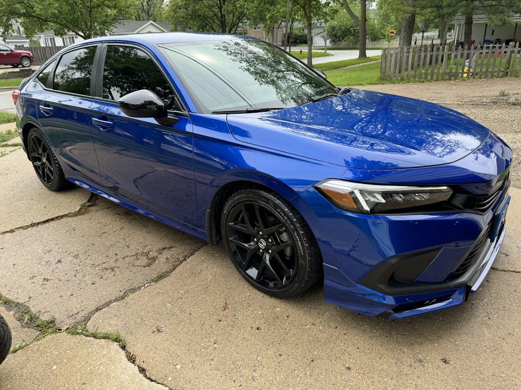 2022-2024 11th Gen Civic YOFER V3 4 Pc Night Shadow Front Lip (Painted ...