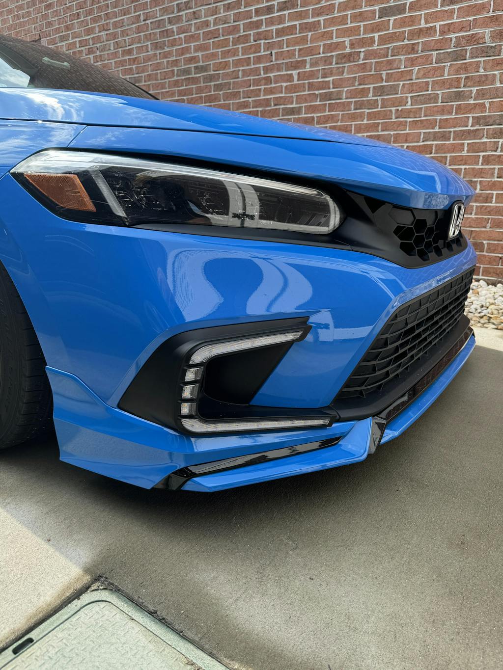 2022-2024 11th Gen Civic YOFER V3 4 Pc Night Shadow Front Lip (Painted ...