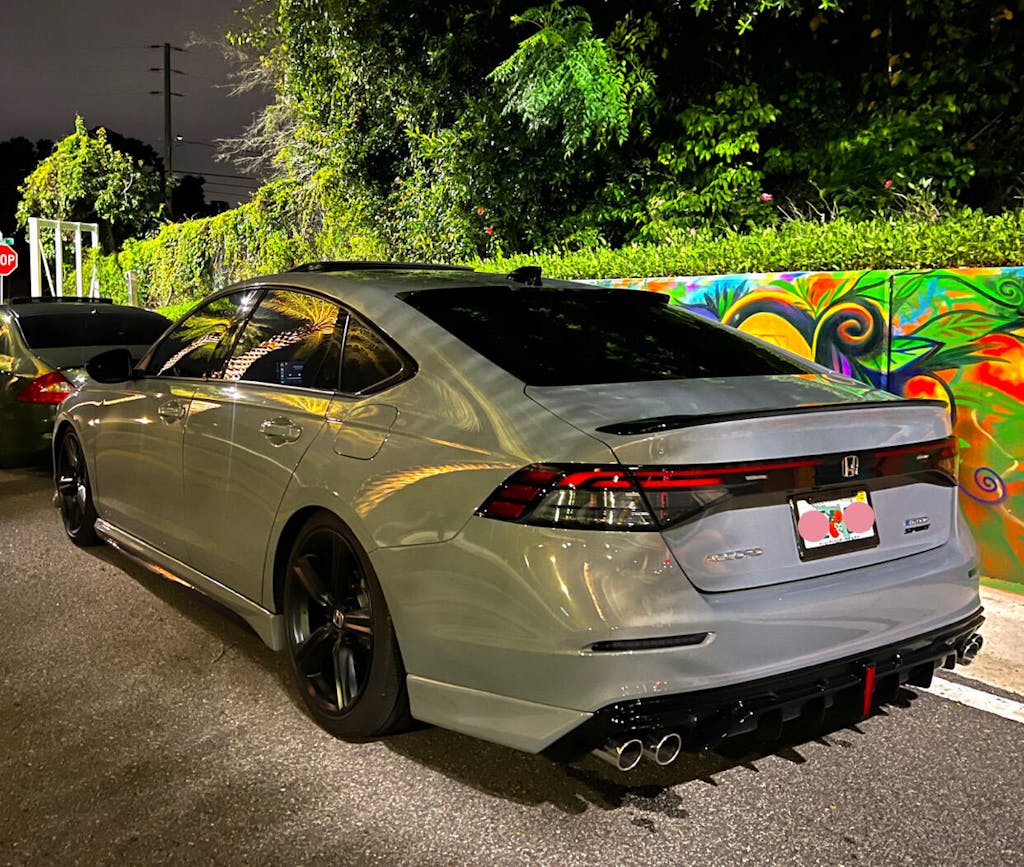 2023-2025 11th Gen Honda Accord ACR Rear Diffuser with Side Spats and ...