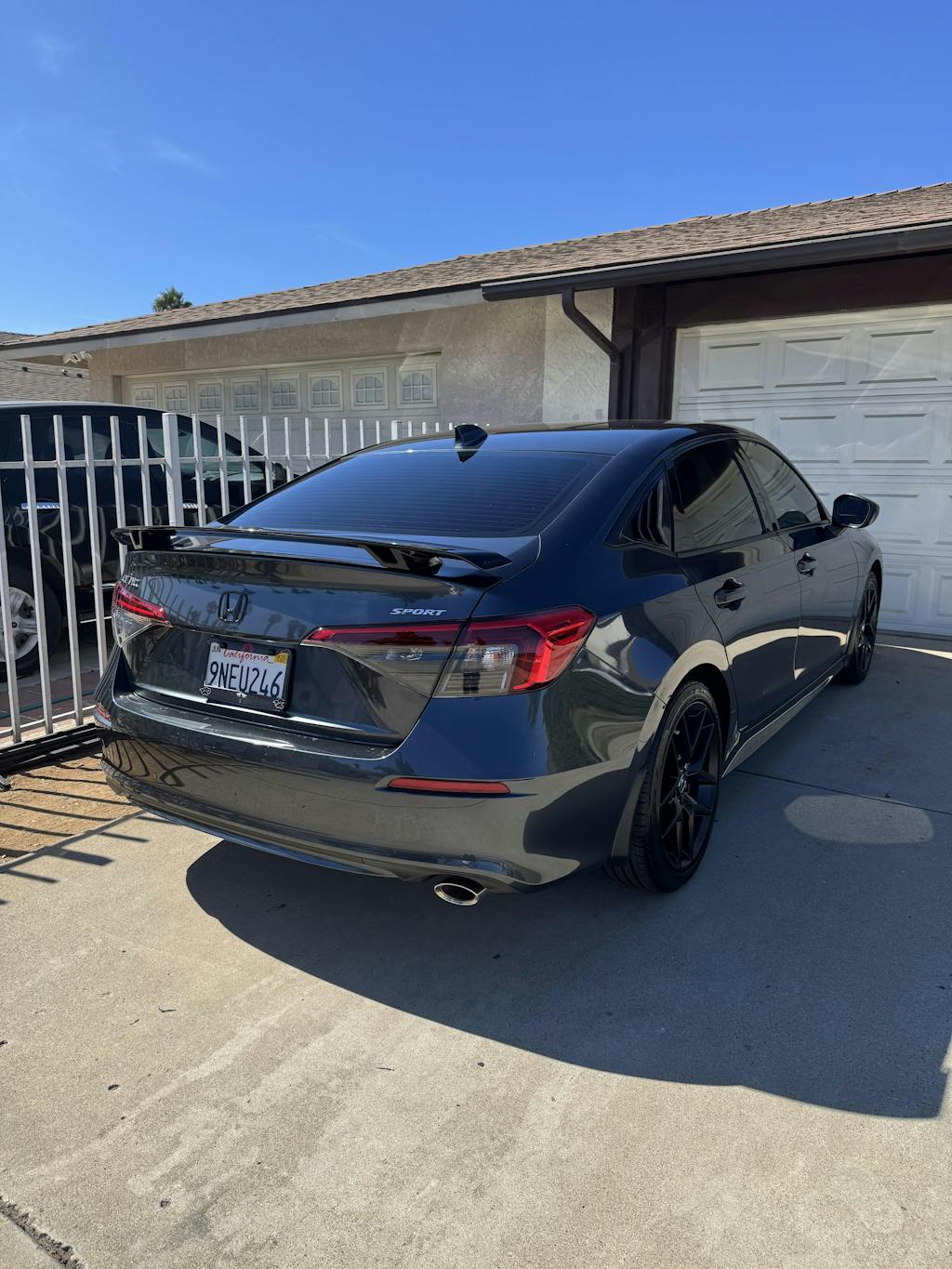 SWA 2022-2025 11th Gen Civic Gloss Black Duckbill Trunk Spoiler v2 By ...