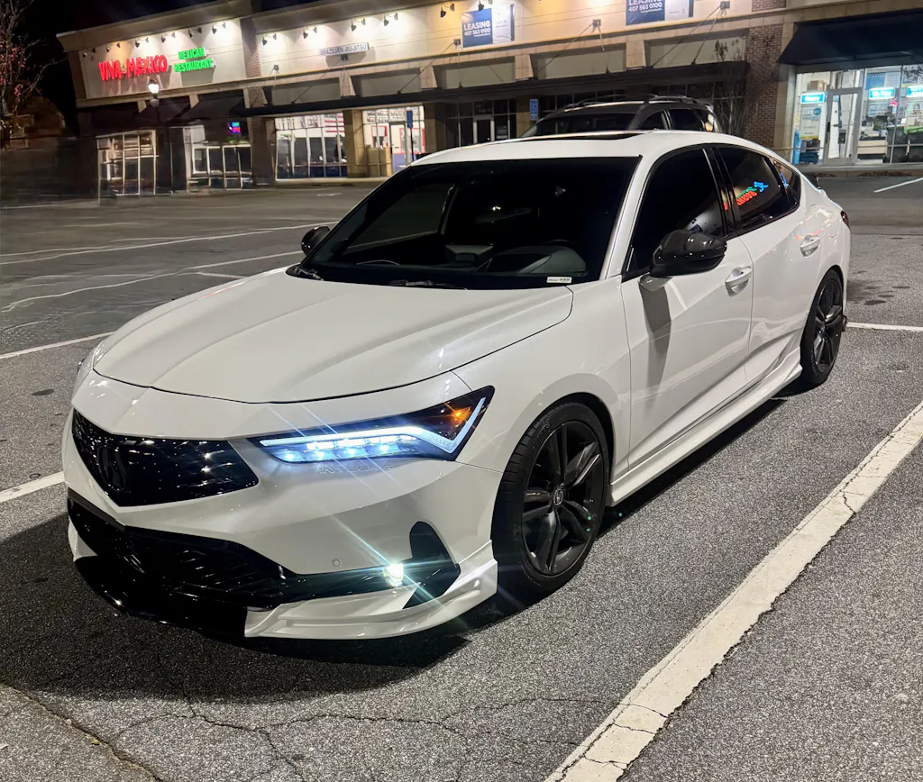 2023-2025 SWA 5th Gen DE4 Acura Integra 3 PCS Paint Matched Front lip ...