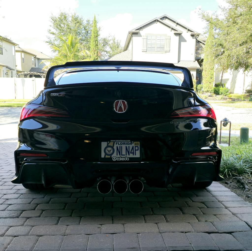 2023-2025 SWA 5th Gen DE4 Acura Integra 3 PCS Gloss Black DC5 Inspired ...