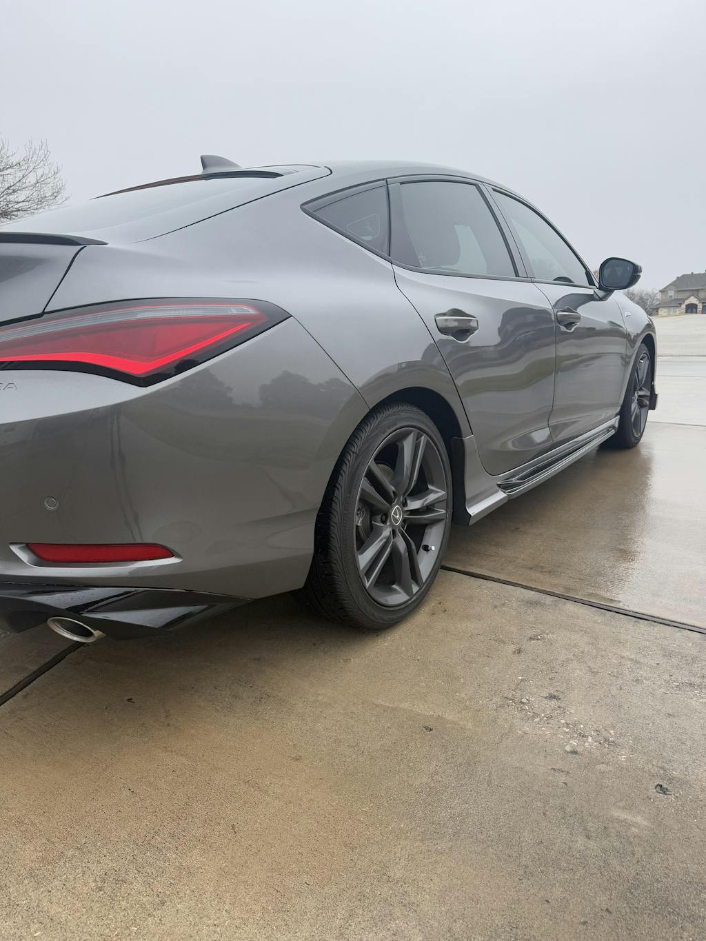 2023-2025 SWA 5th Gen DE4 Acura Integra Gloss Black Rear Diffuser(repl ...