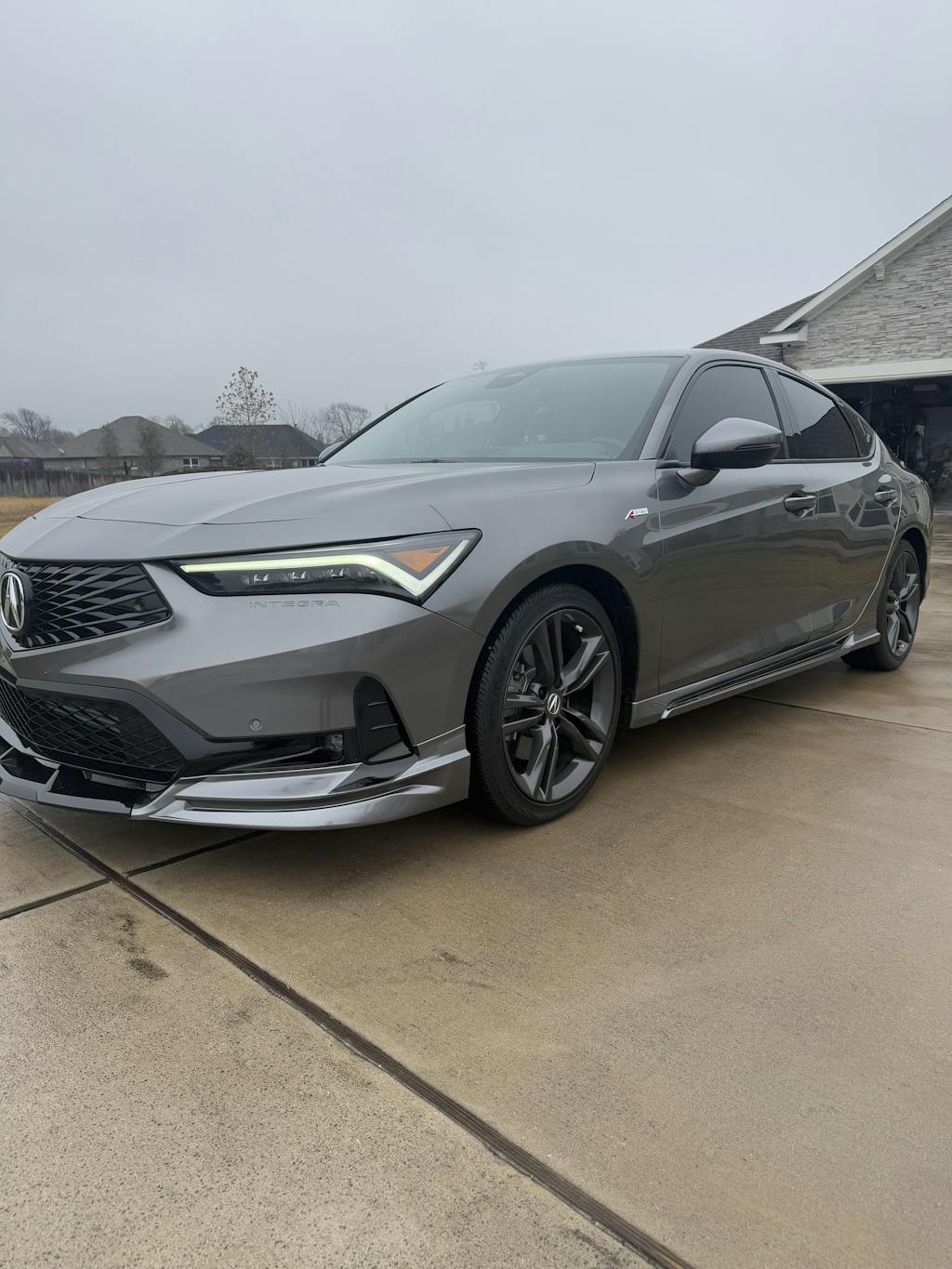 2023-2025 SWA 5th Gen DE4 Acura Integra Gloss Black Rear Diffuser(repl ...