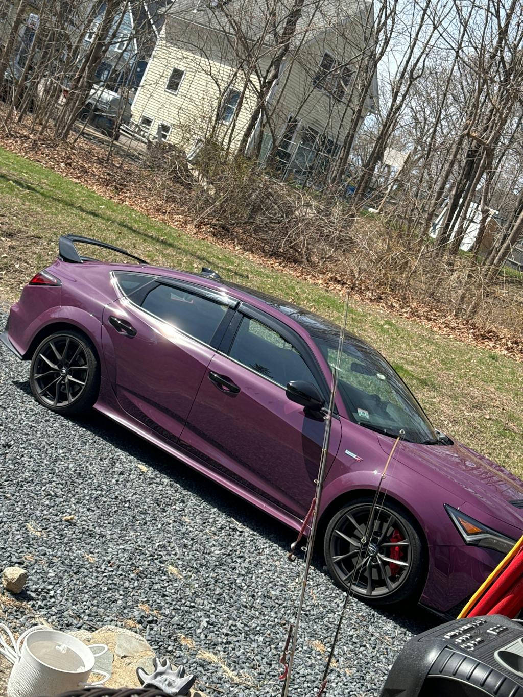 2023-2025 SWA 5th Gen DE4 Acura Integra 3 PCS Gloss Black DC5 Inspired ...