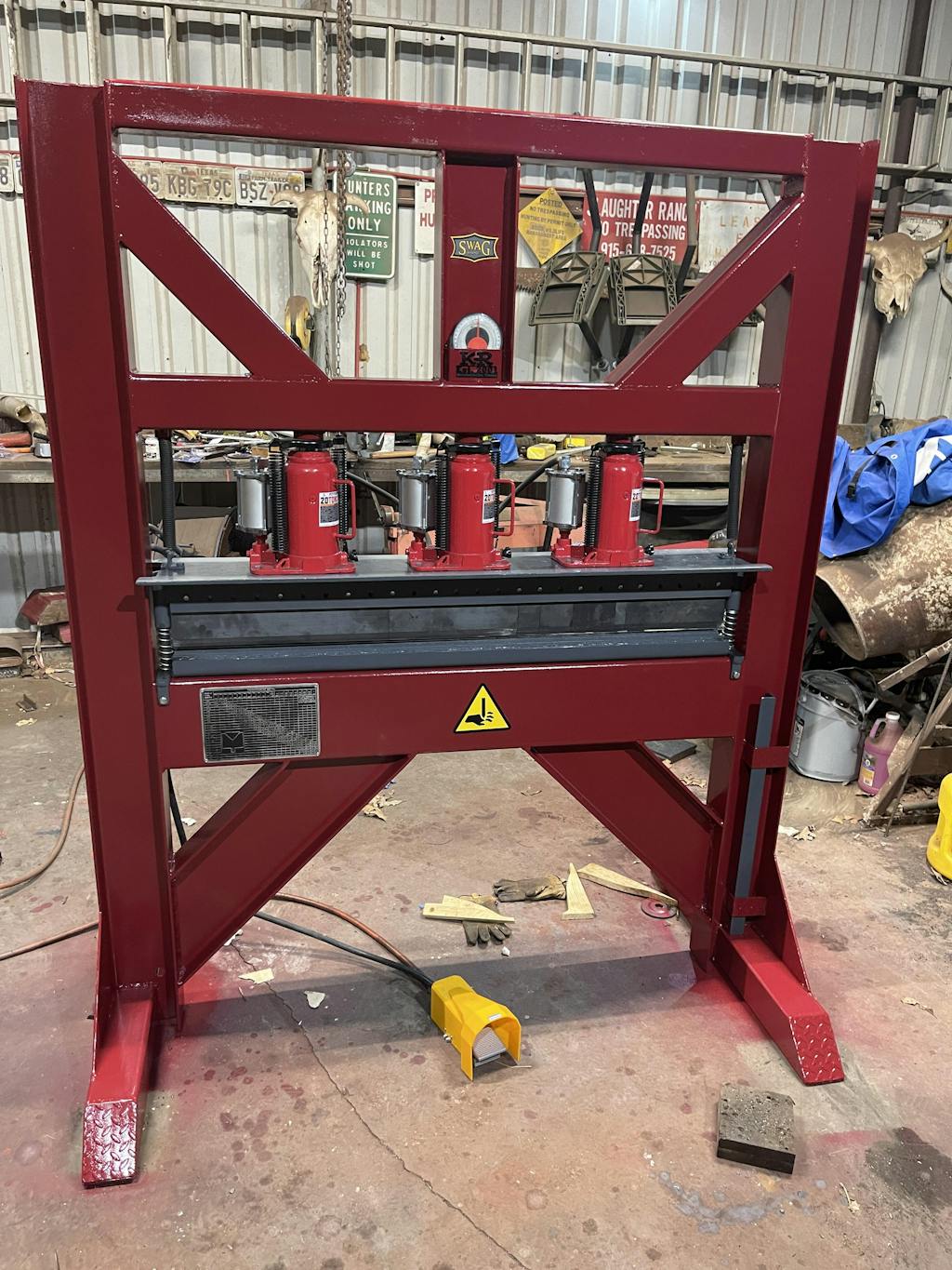 SWAG 50" Finger Press Brake DIY Builder Kit – SWAG Off Road