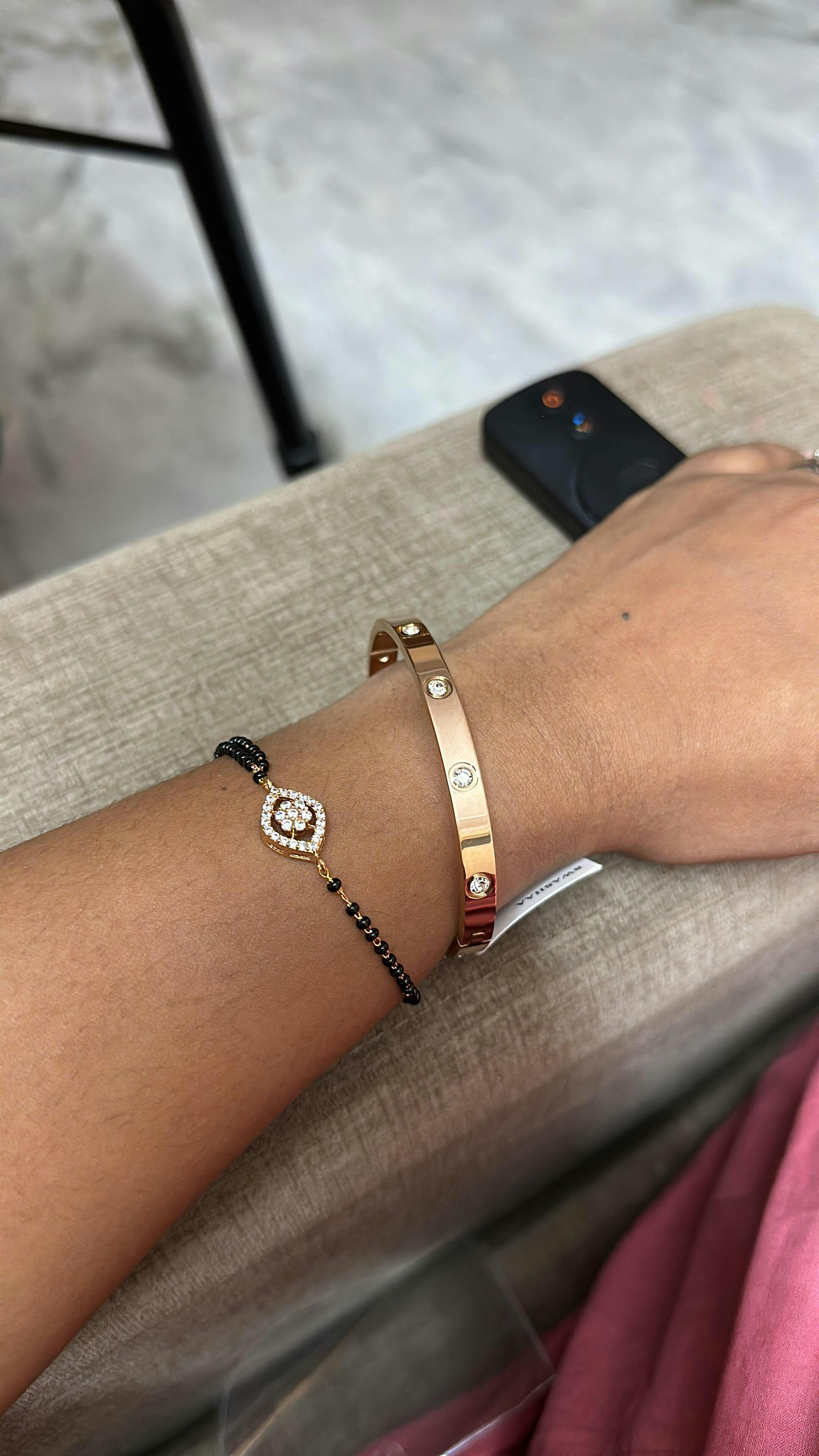Elevate your wrist game with Swashaa's popular Bree Band Bracelet