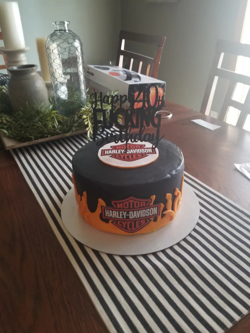 Harley Davidson Motorcycle Edible Image Icing Frosting Sheet #12 Toppe ...