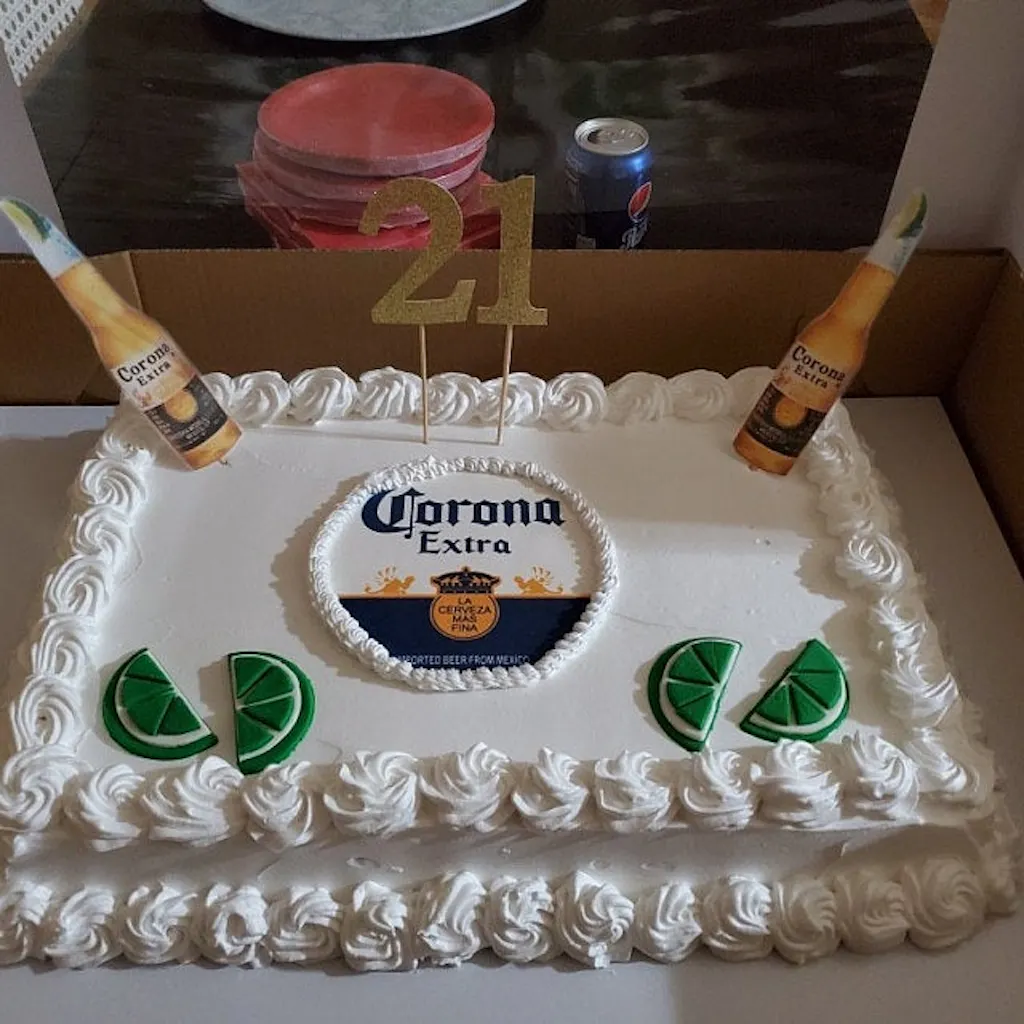 Corona Extra Edible Image Frosting Sheet #1 Topper (70+ sizes) – Sweet ...