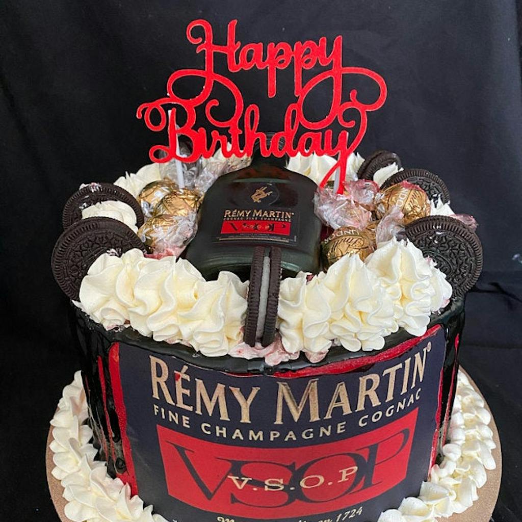 Remy Martin Cognac VSOP Liquor Label Edible Image Icing Frosting Sheet ...
