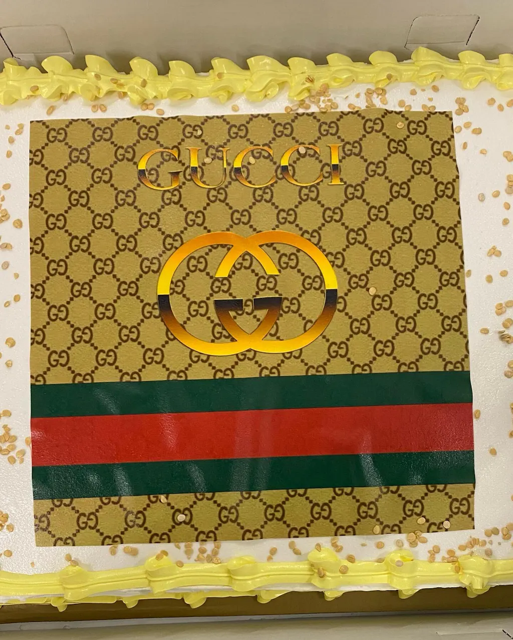 Gucci Edible Image Frosting Sheet #15 (80+ sizes) – Sweet Custom Creations
