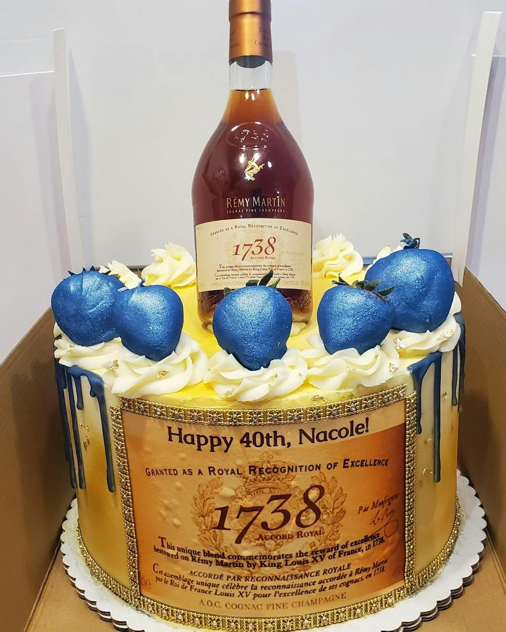 Remy Martin Cognac 1738 Edible Image Frosting Sheet #4 (80+ sizes ...