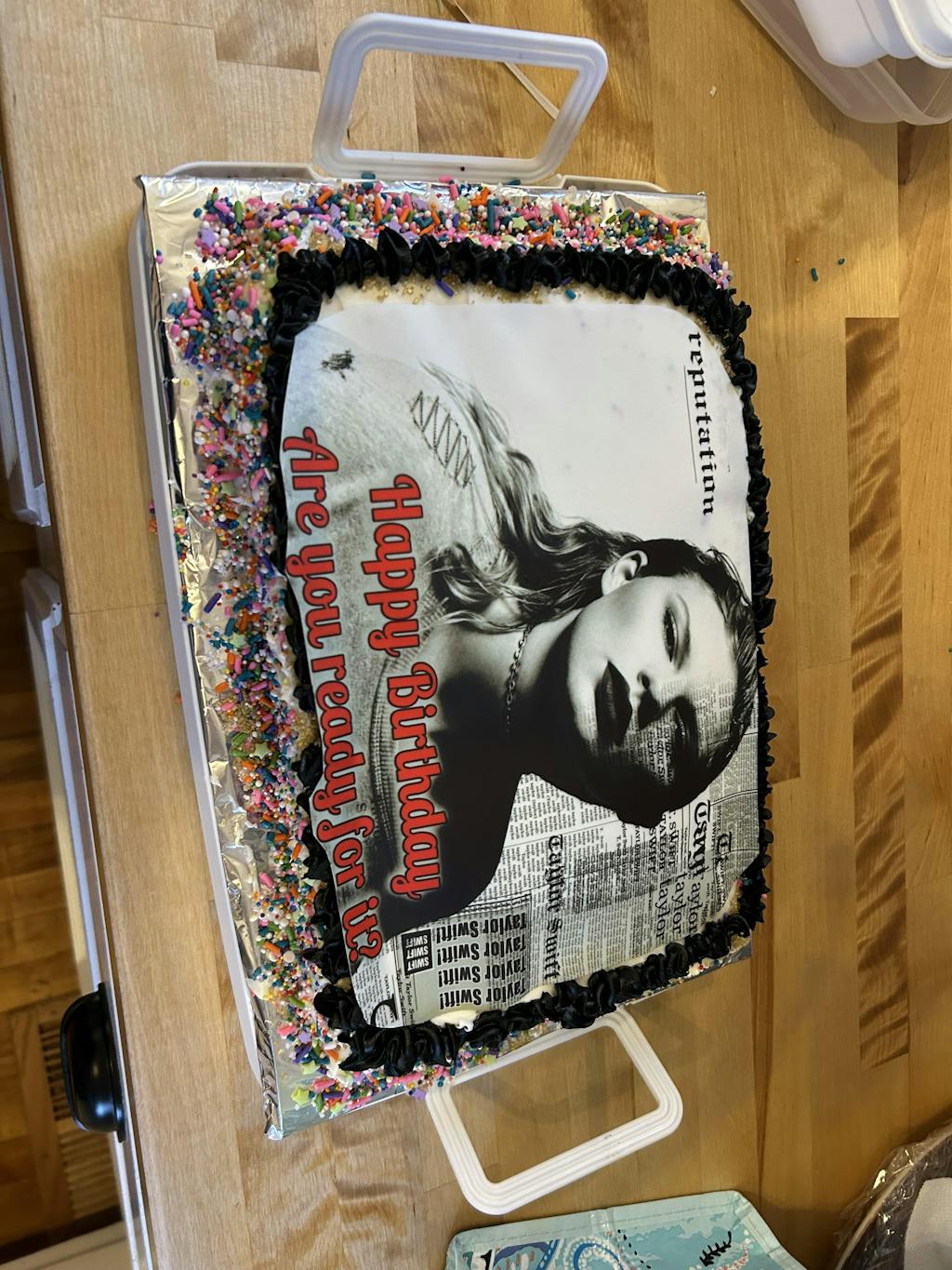 Taylor Swift Edible Image Frosting Sheet #3 (80+ sizes) – Sweet Custom ...