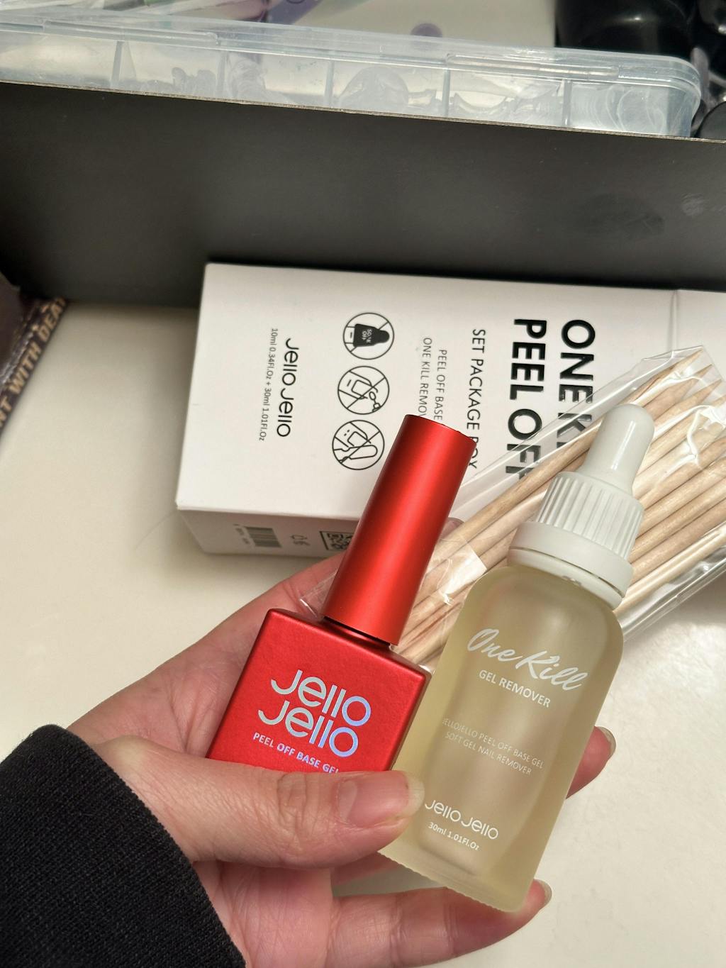 [Pre-order] Jello Jello - One Kill Remover + Peel Off Base Gel Set