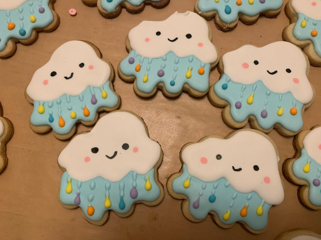 Sprinkle Cloud With or Without Moon & Star Cookie Cutter - Sweetleigh