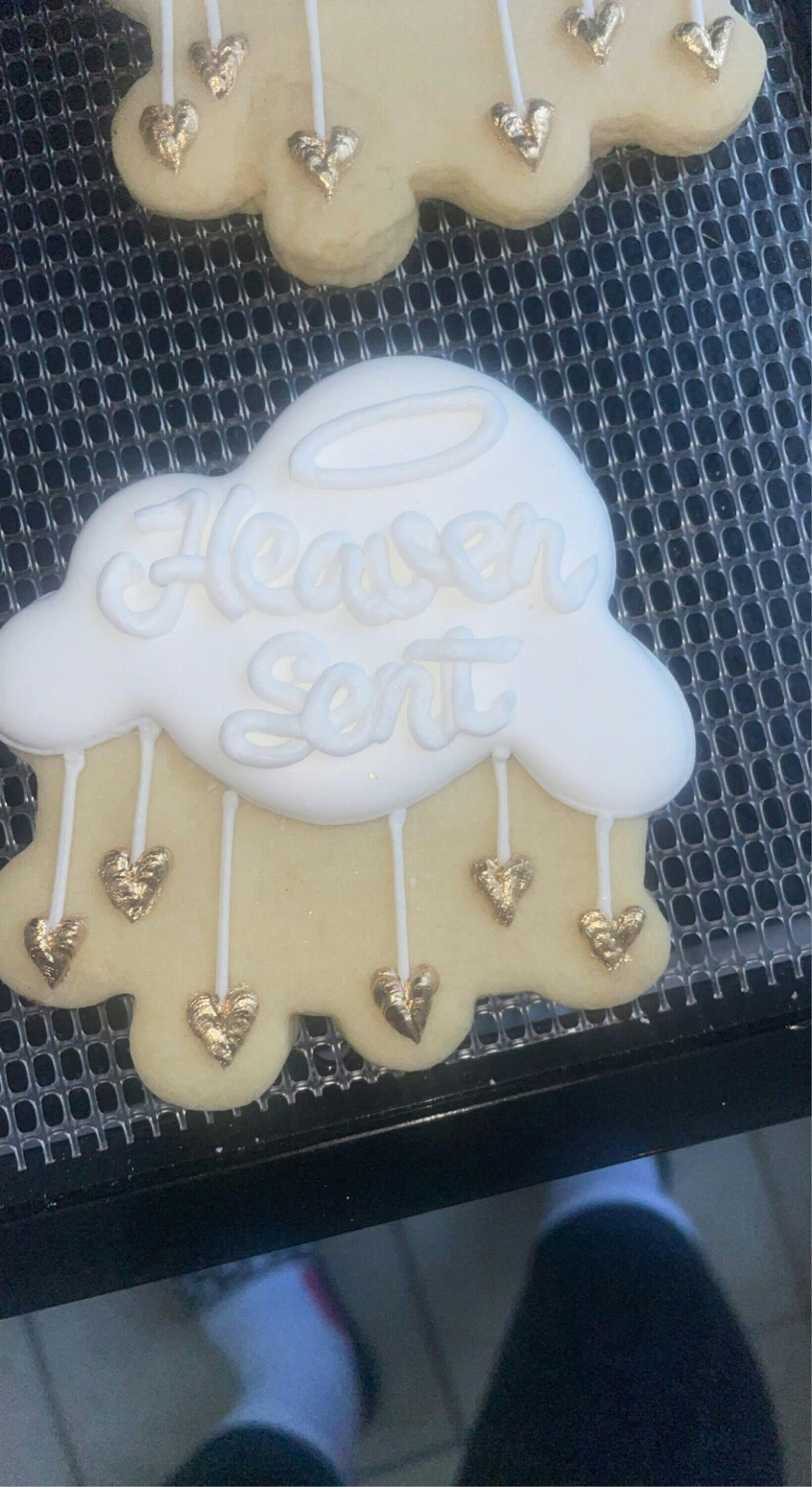 Sprinkle Cloud With or Without Moon & Star Cookie Cutter - Sweetleigh