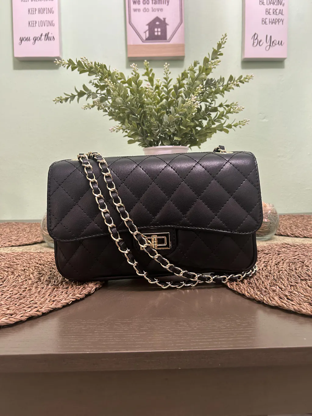 Bolso acolchado clasic negro – Sweetterstore