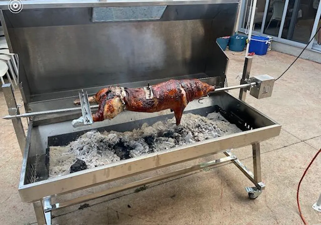 Spit Roaster 1500 With Hood | Sydney BBQs & Rotisseries