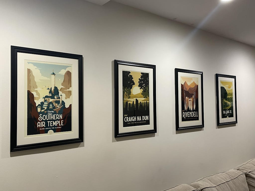 Southern Air Temple Retro Travel Poster – Sylvan Design Co.