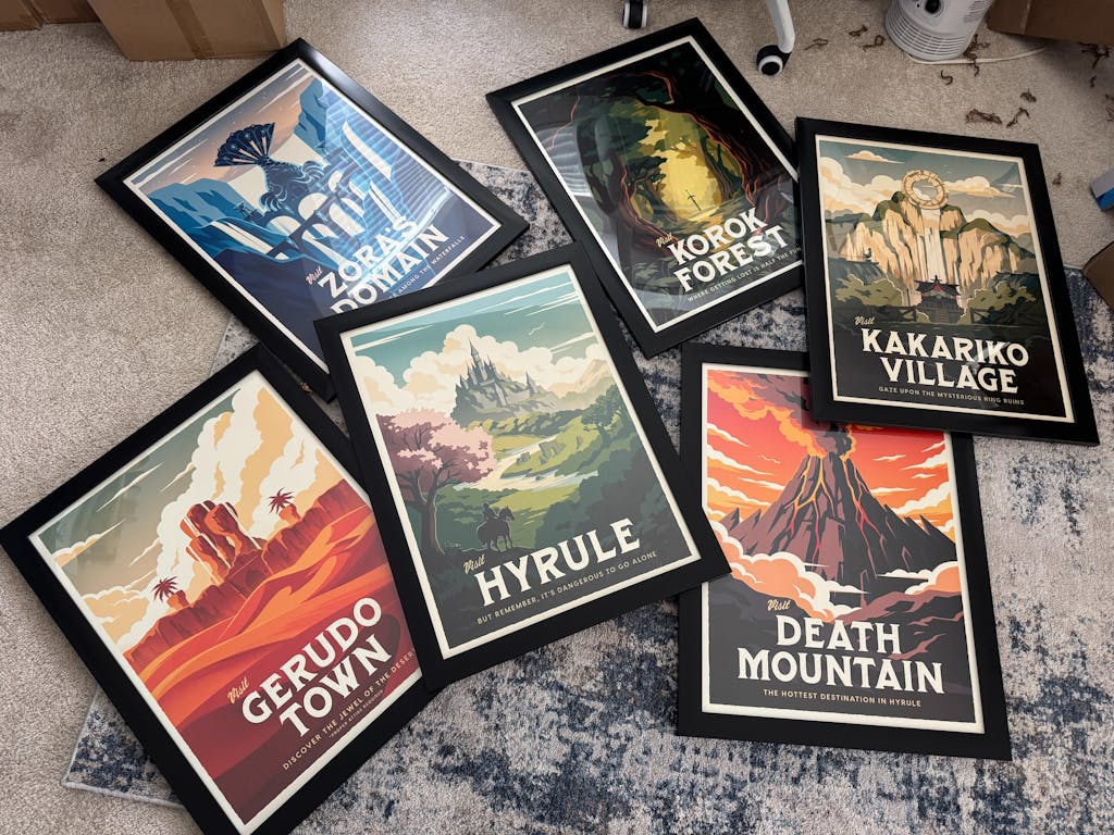 Legend of Zelda Travel Poster Bundle (Set of 6) – Sylvan Design