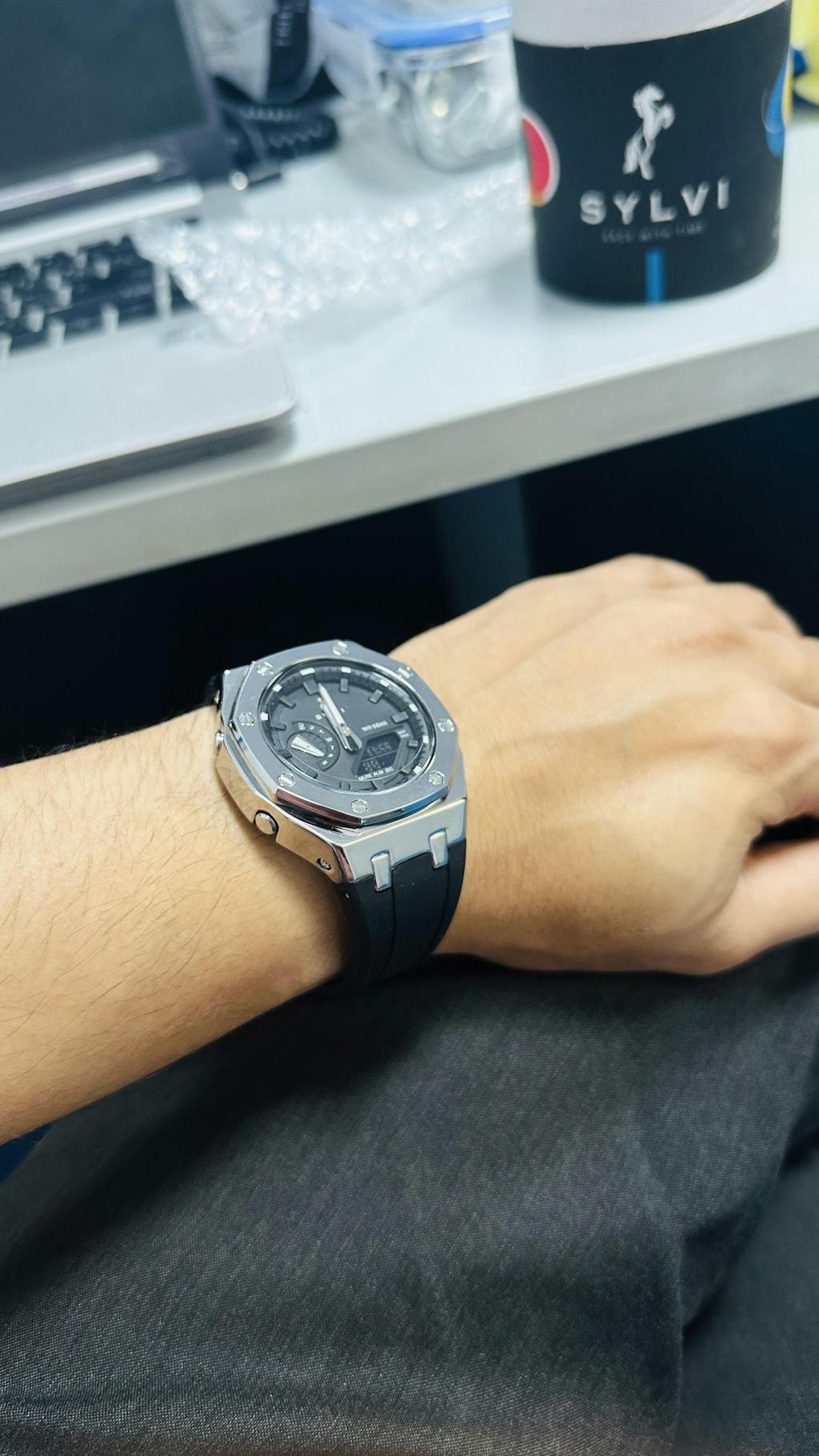 Upgraded Sylvi Rig One 'O One Silver WT Max Watch Buy Now