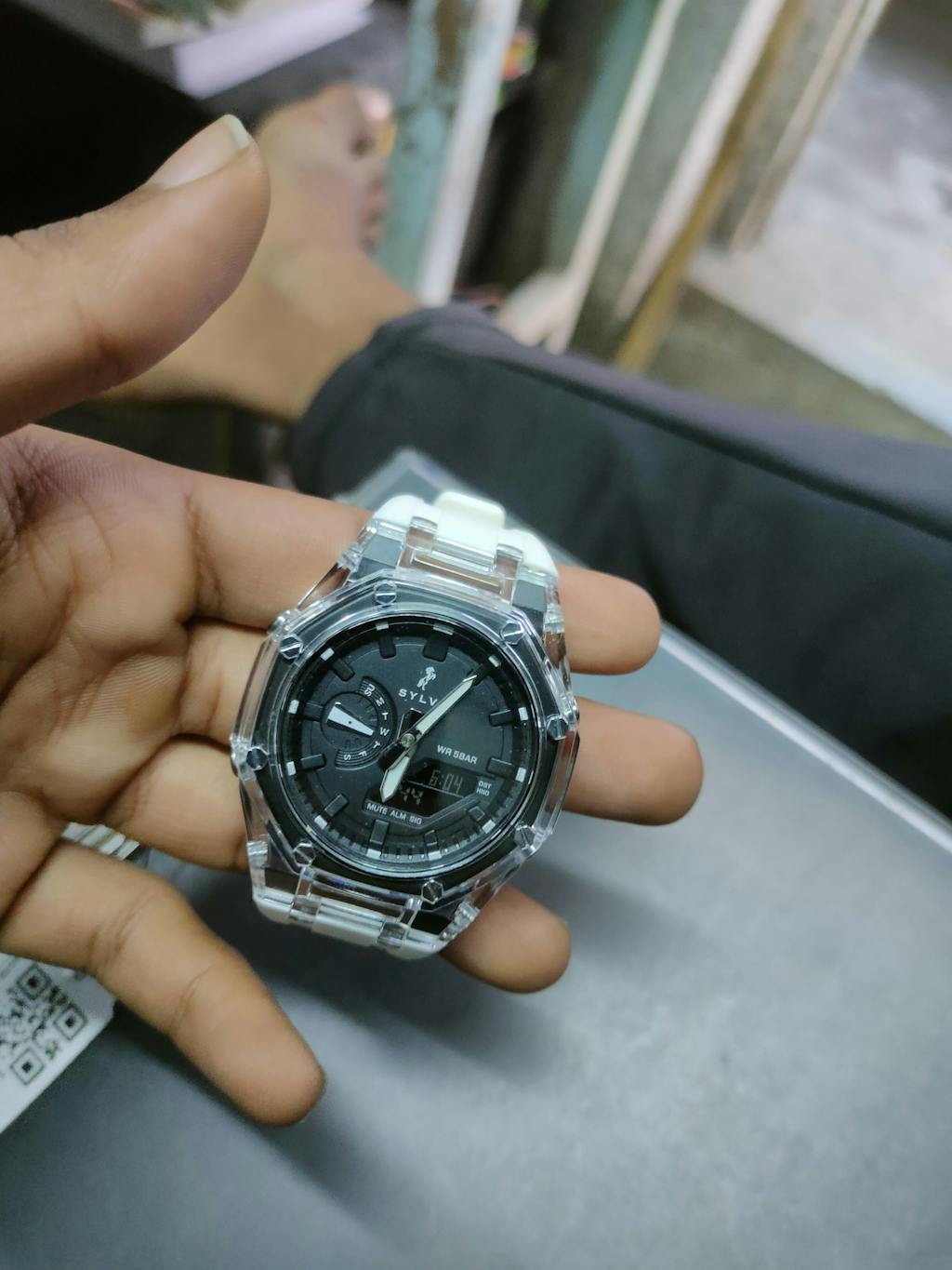 Upgraded Sylvi Rig One 'O One White Crystal WT Max Watch Buy Now