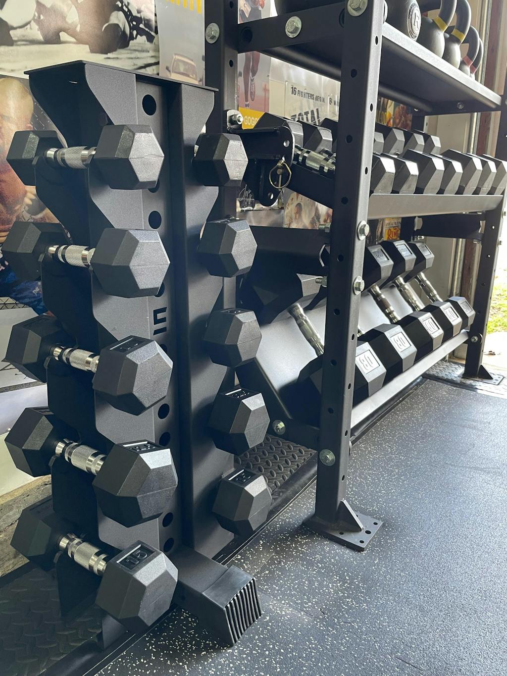 5-Tier Vertical Dumbbell Rack | Synergy Custom Fitness