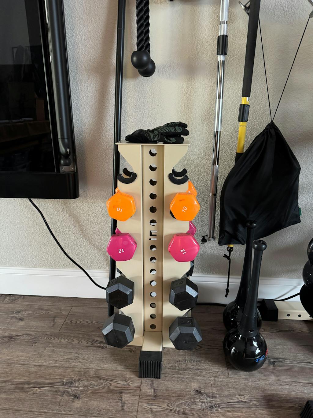 5-Tier Vertical Dumbbell Rack | Synergy Custom Fitness