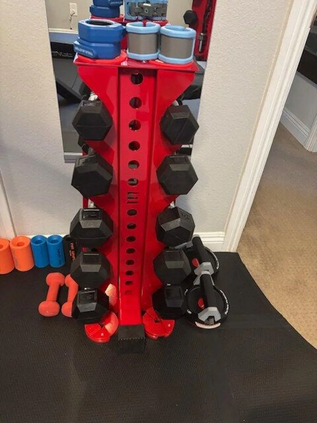 5-Tier Vertical Dumbbell Rack | Synergy Custom Fitness