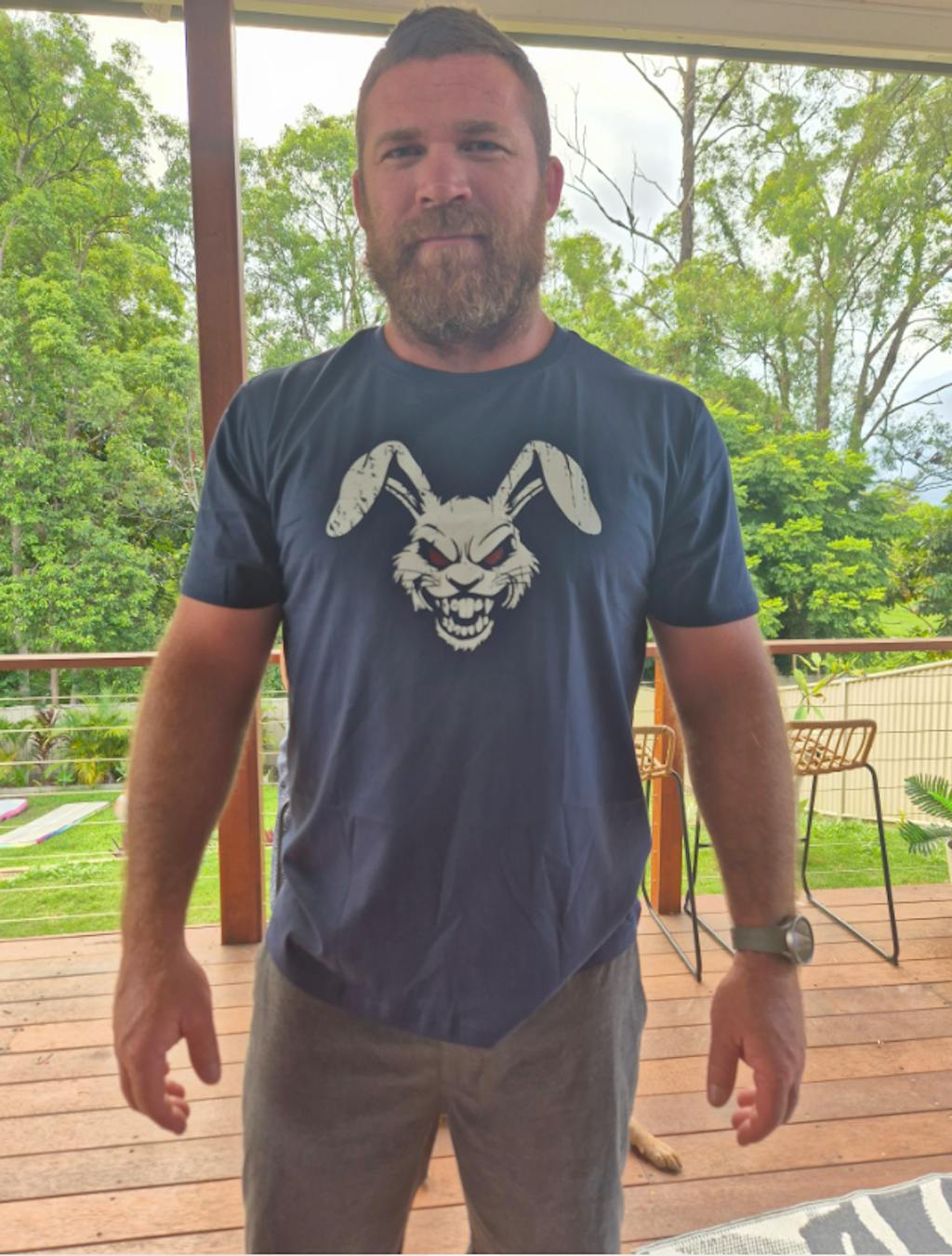 Fierce Rabbit Cotton T-Shirt