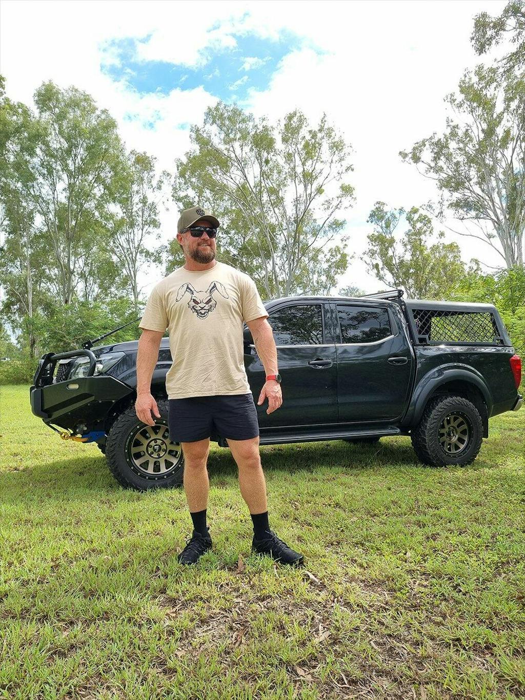 Fierce Rabbit Cotton T-Shirt