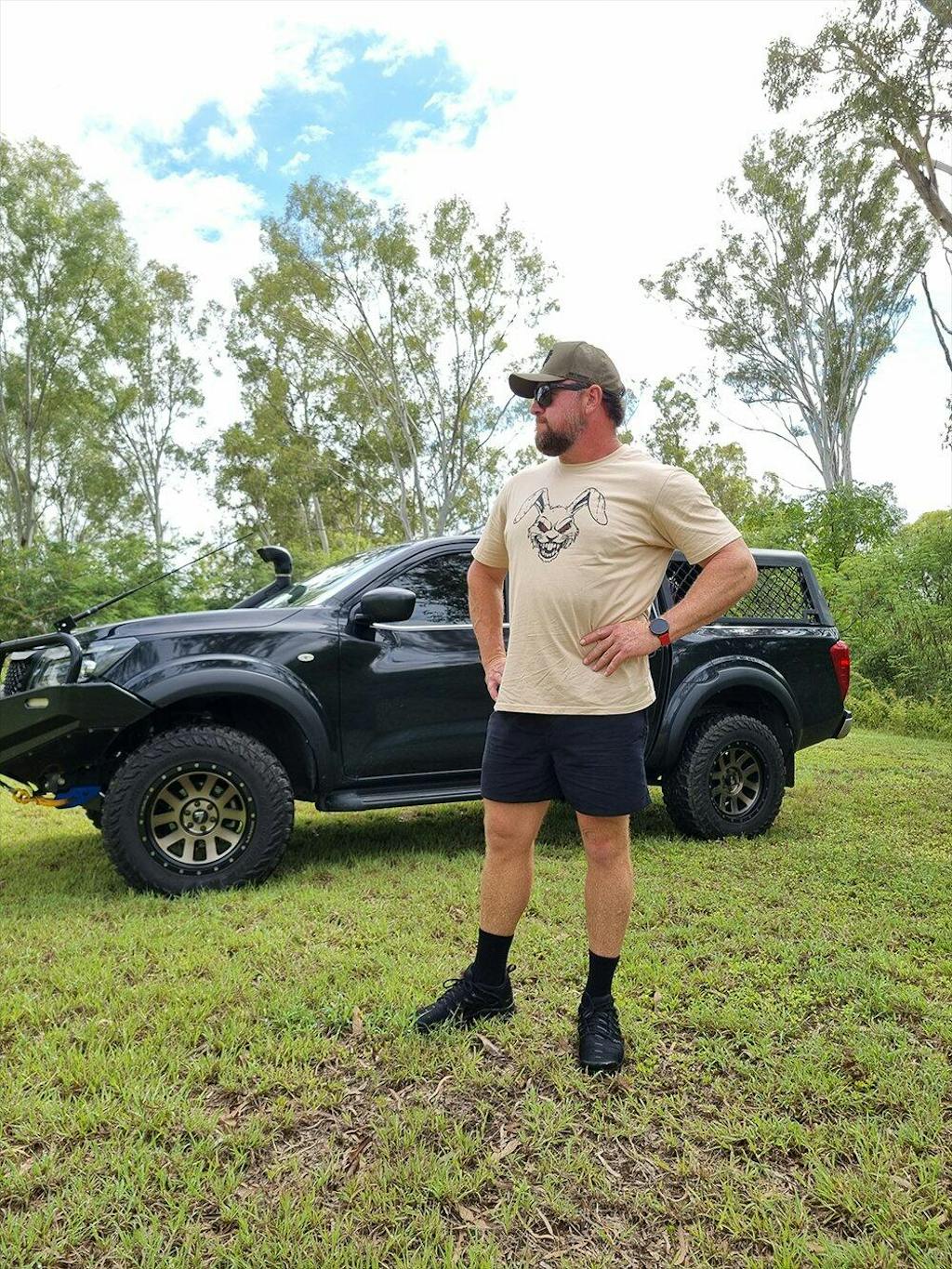 Fierce Rabbit Cotton T-Shirt