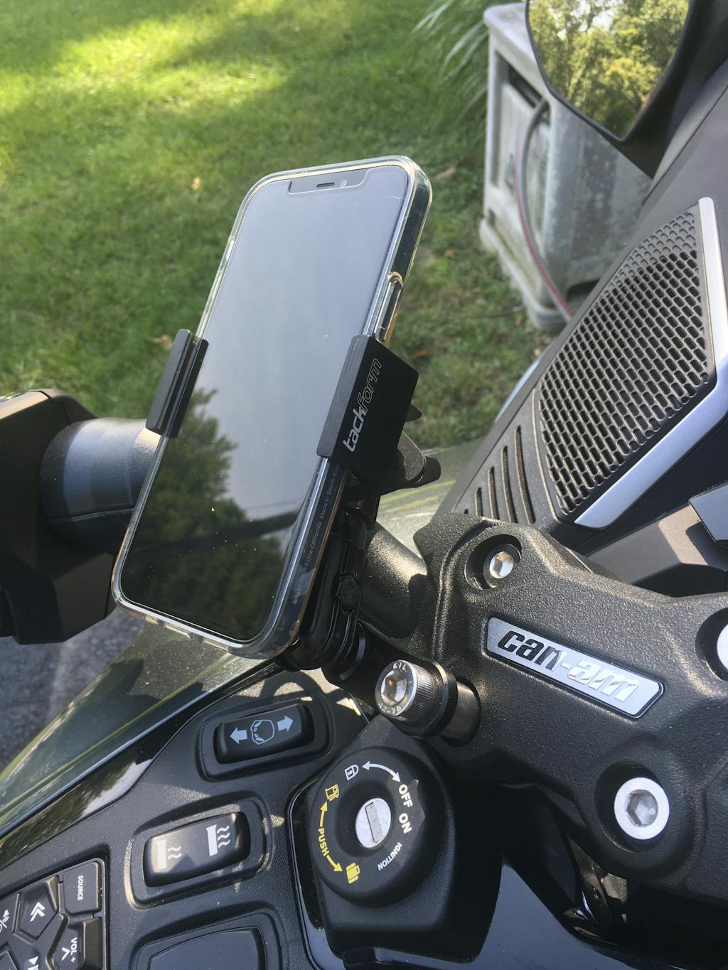 Enduro Series™ Can-Am Spyder Phone Mount | 3.5" Arm | 11mm Pinch Bolt ...