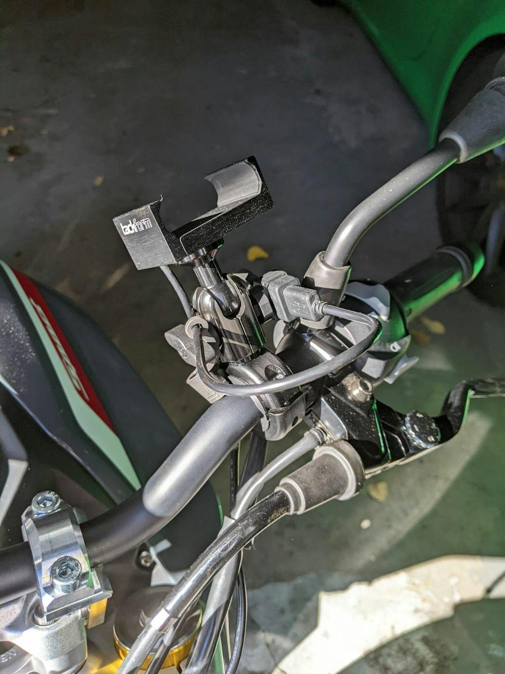 Enduro Motorcycle Phone Mount - Rock Solid Phone Holder | Tackform