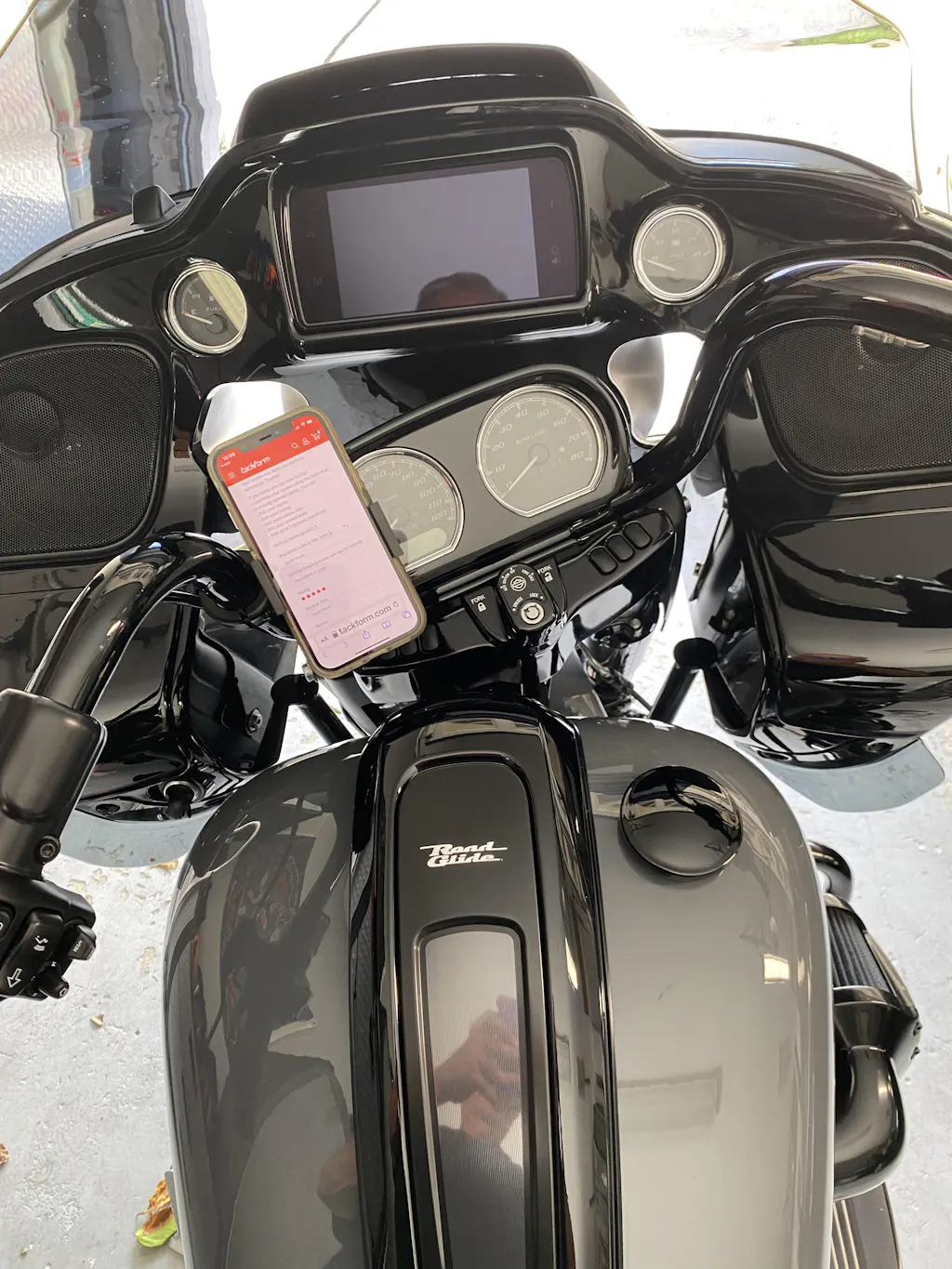 Enduro Motorcycle Phone Mount - Rock Solid Phone Holder | Tackform