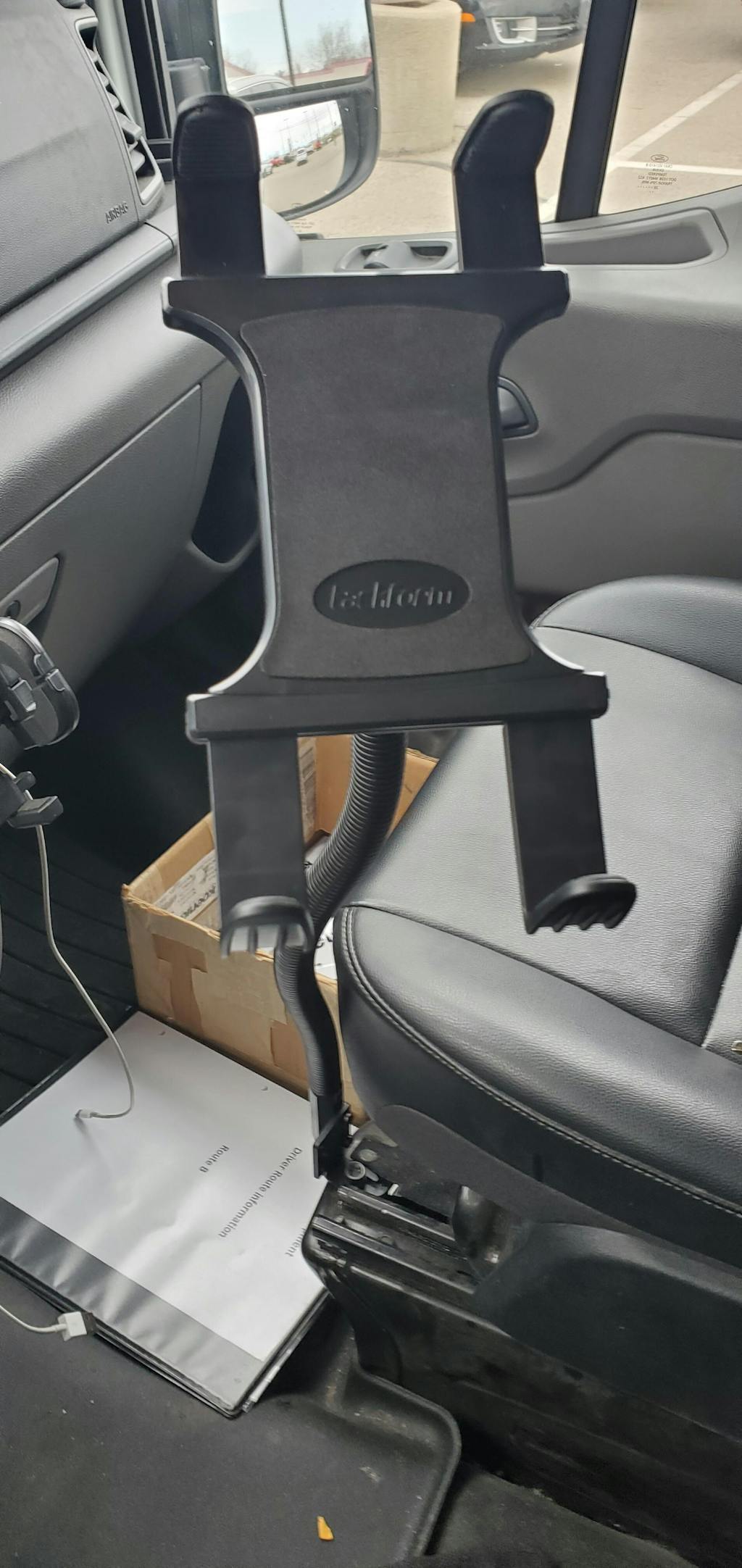 Seat Rail/Floor Bolt Mount | 22" Rigid Aluminum Neck | Tablet Holder ...