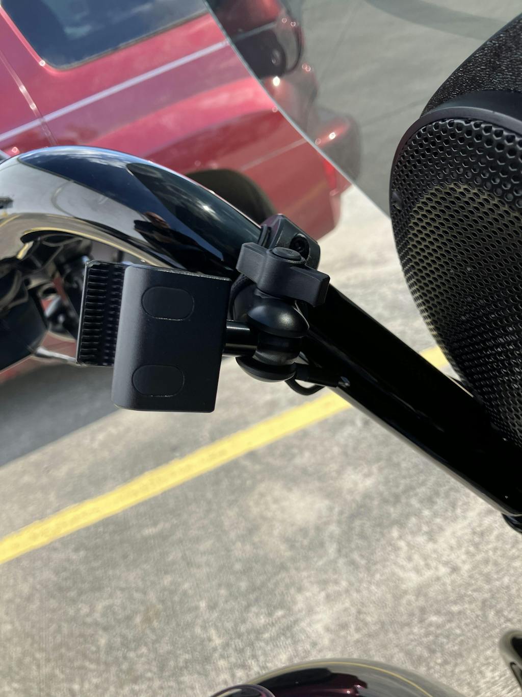 Tackform CNC Machined Motorcycle Phone Mount With Vibration Dampening