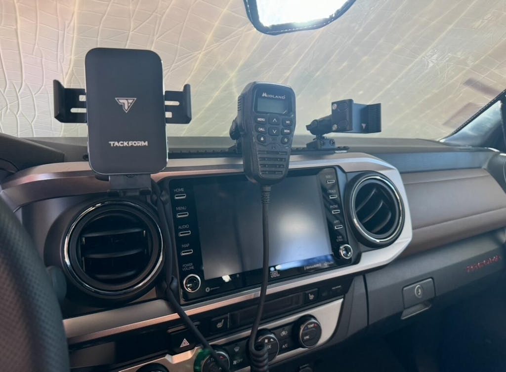 Tacoma Phone Mount With Dash Bracket | Assault Track – Tackform