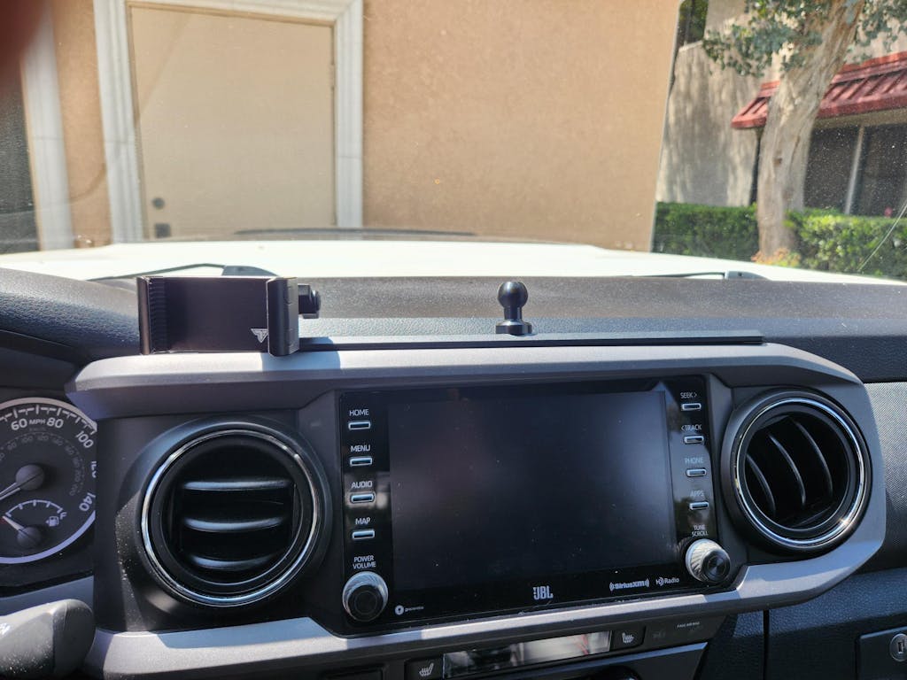 Tacoma Phone Mount With Dash Bracket | Slim Track – Tackform