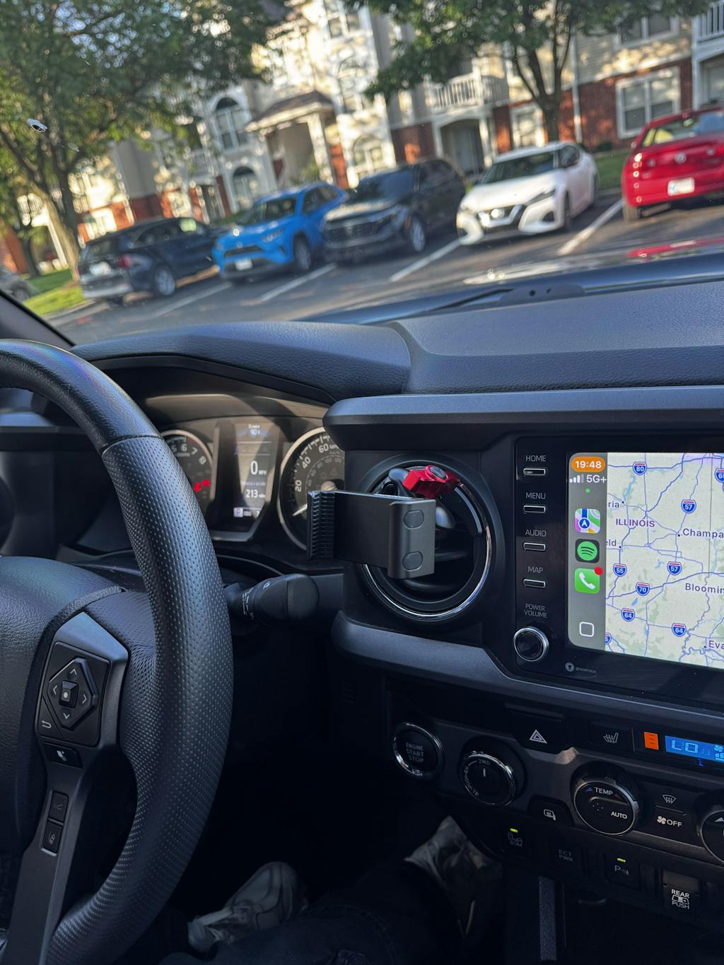 Tacoma & Tundra Vent Mount Bracket | Choose Your Ball Size | Tackform