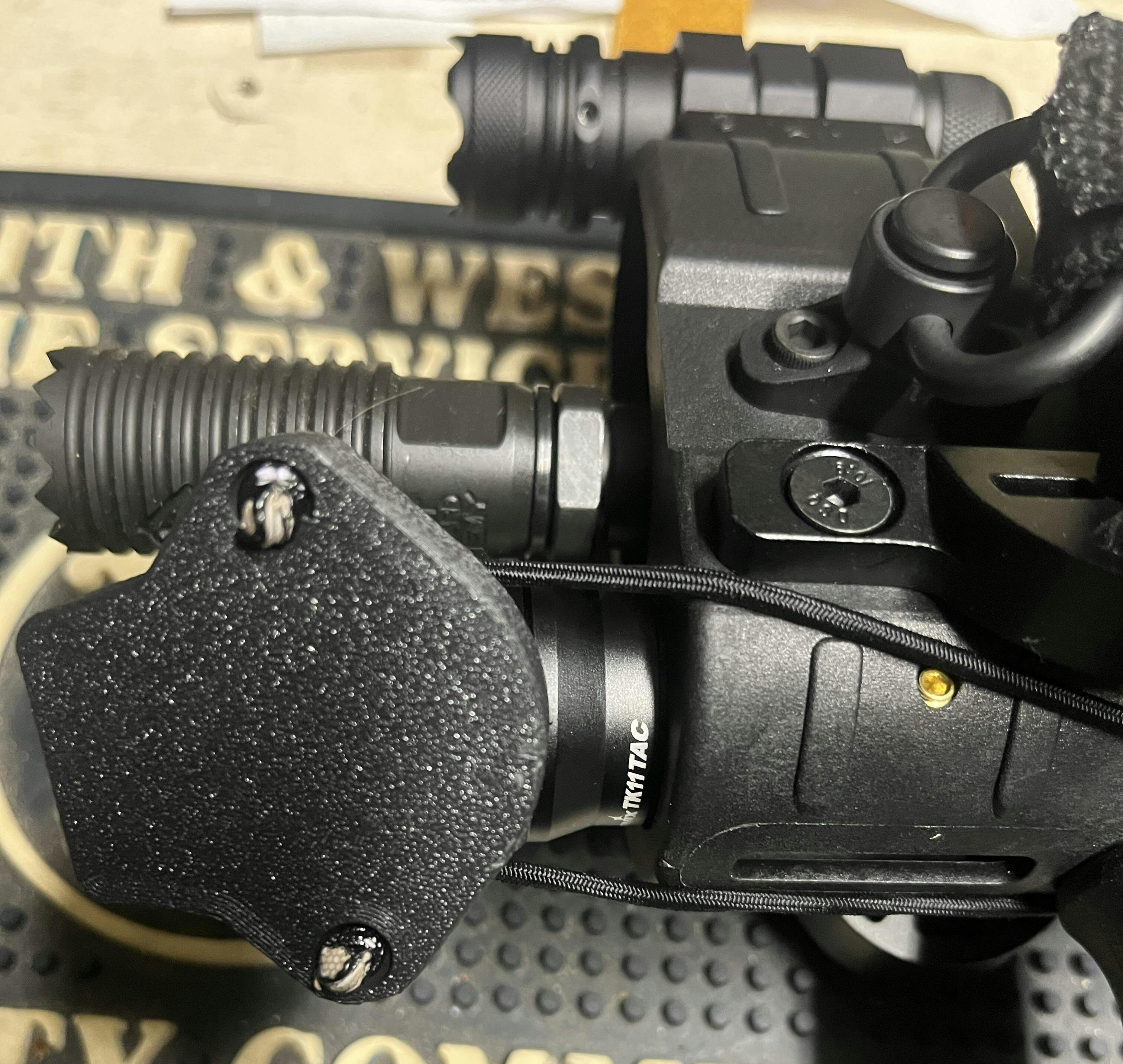 Light Cover for Weapon Mounted Flashlights | Rifle Lens Cap for ...