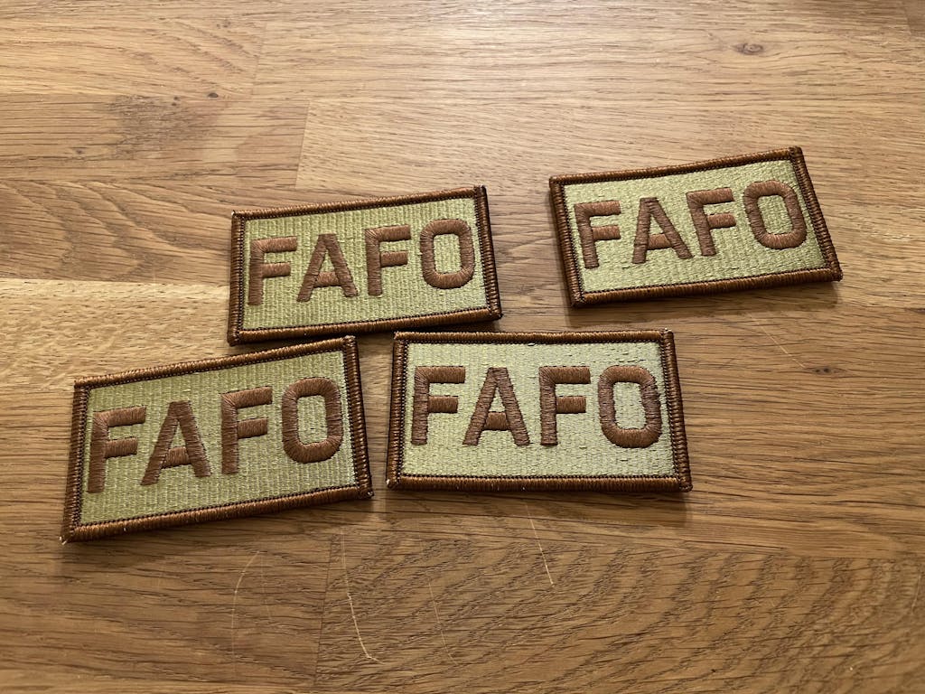 Custom Text Brassard USAF OCP/Spice. Your Text.