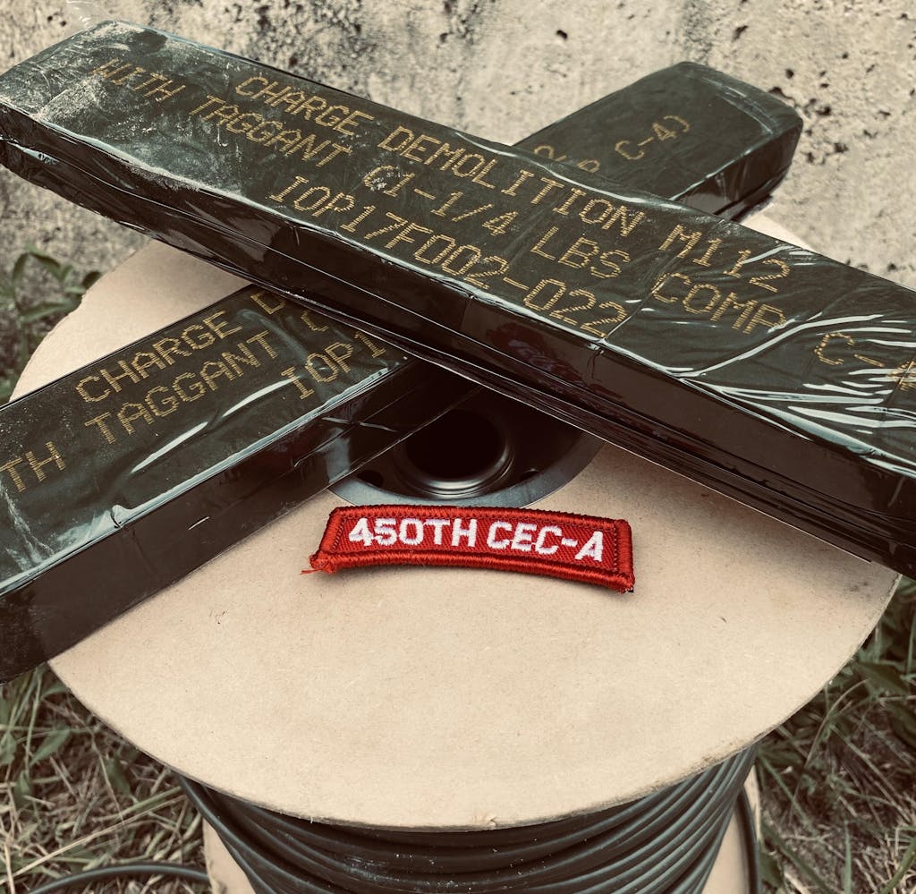 2.75" Custom Text Military Tab Patch