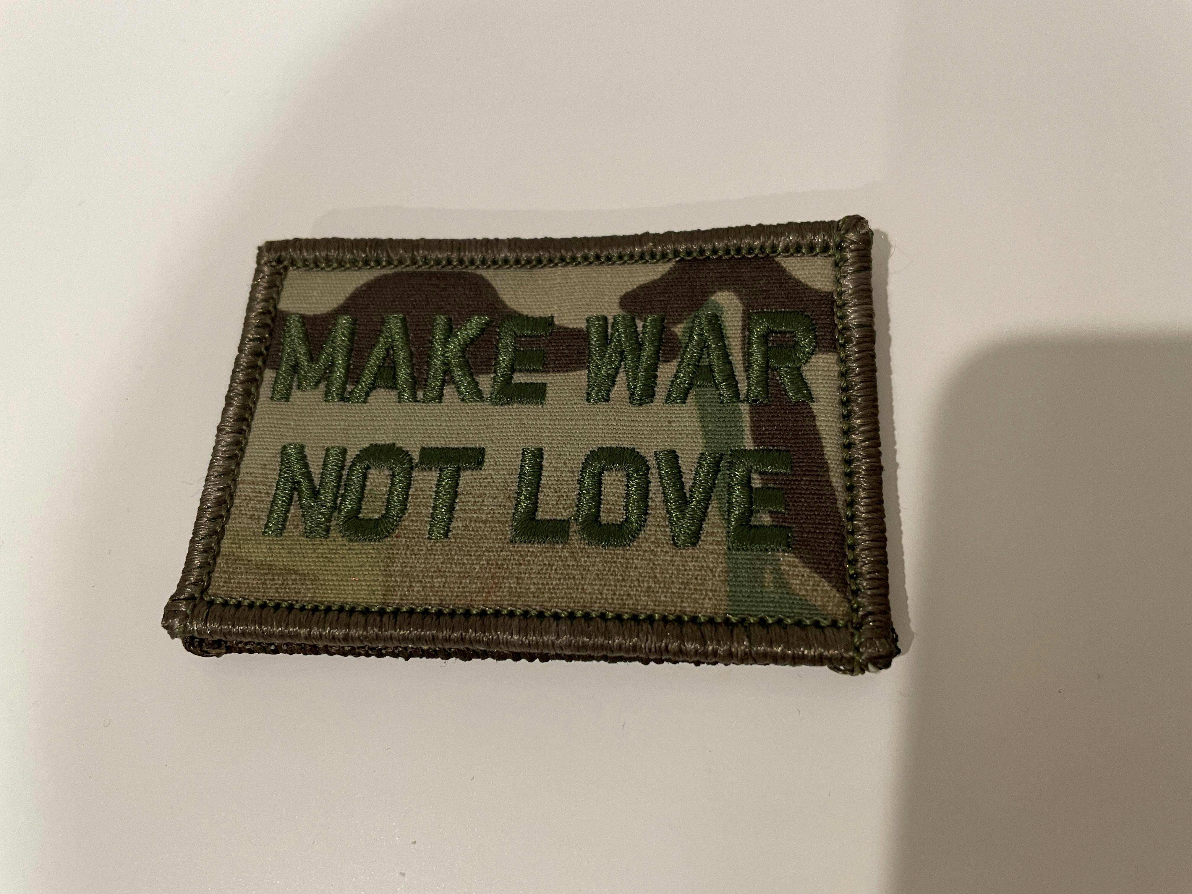 Custom Text Military 2x3 inch Patch. Your Text.