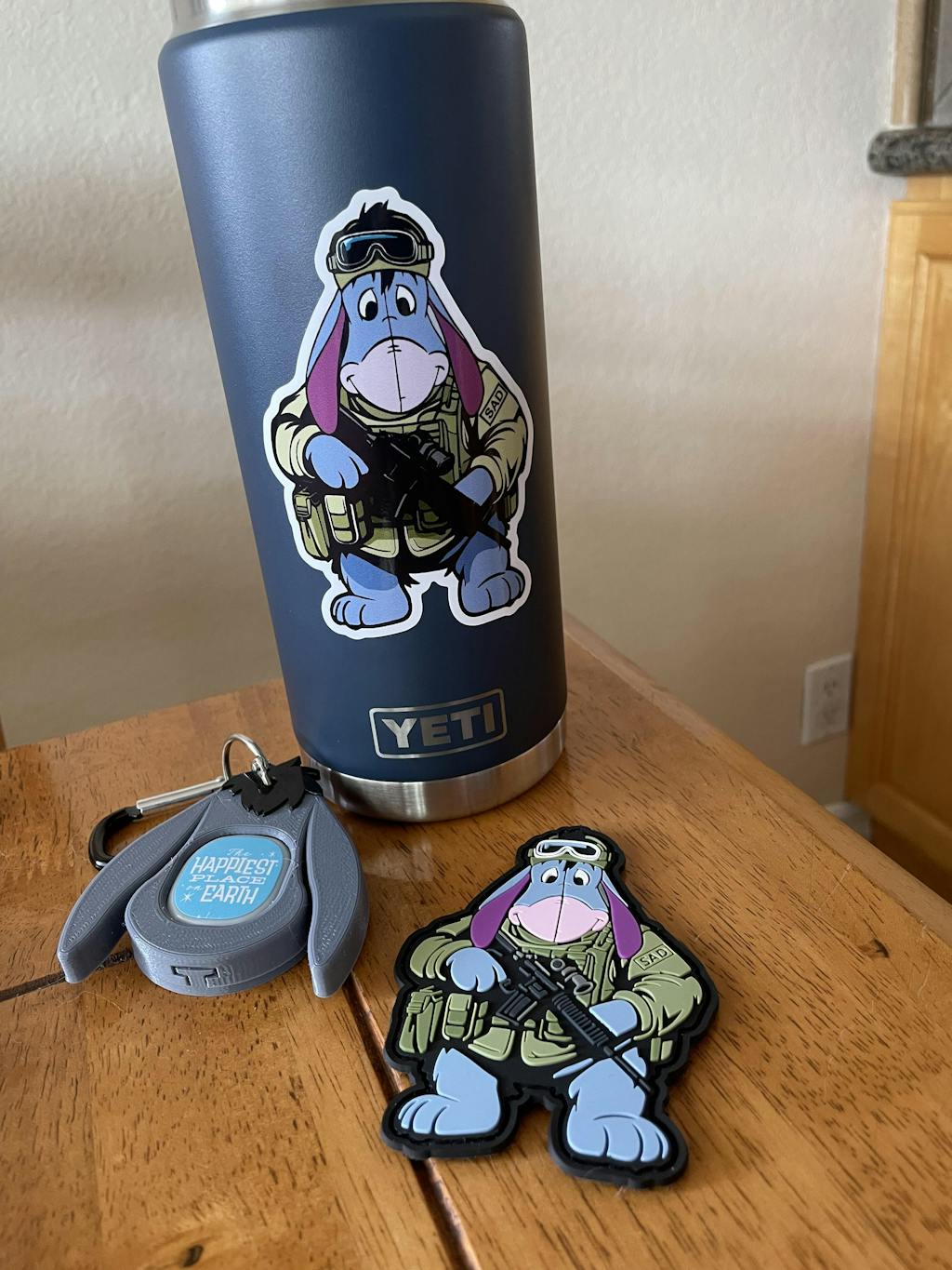 Tactical Eeyore AR15 Callsign SAD - Tactical Pooh Squad - 4" PVC Patch