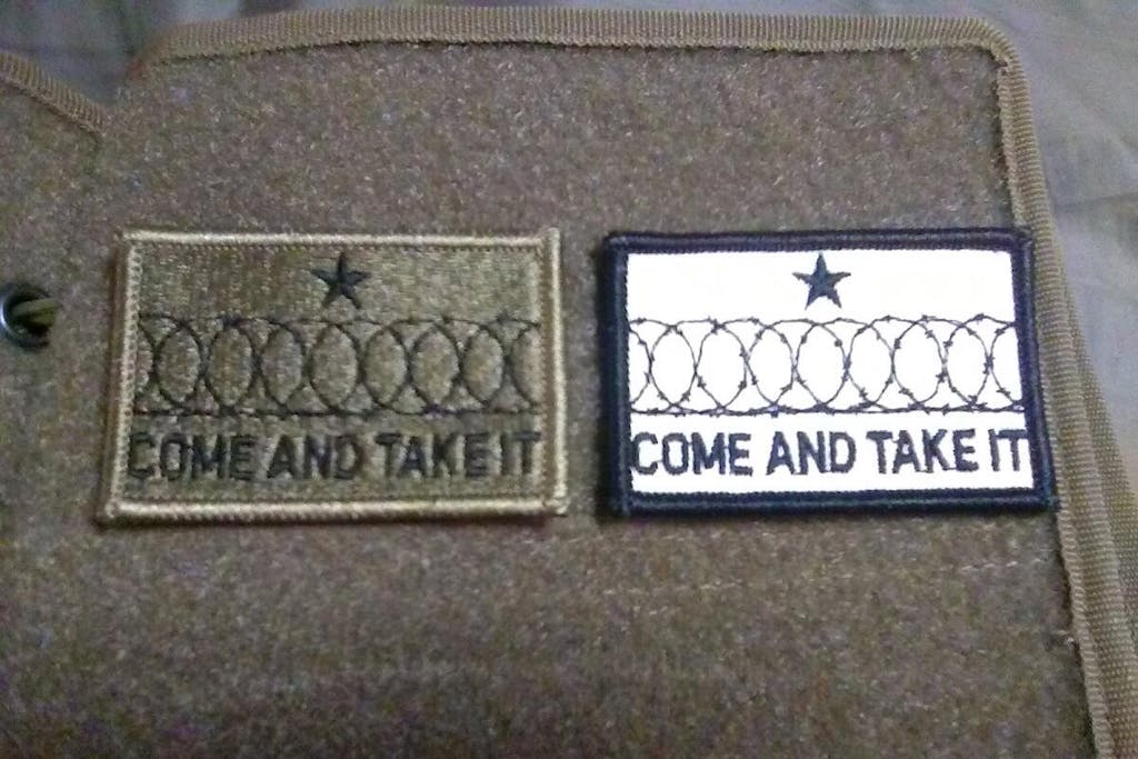 Come And Take It Texas Border Wall Barbed Wire - 2x3 Patch