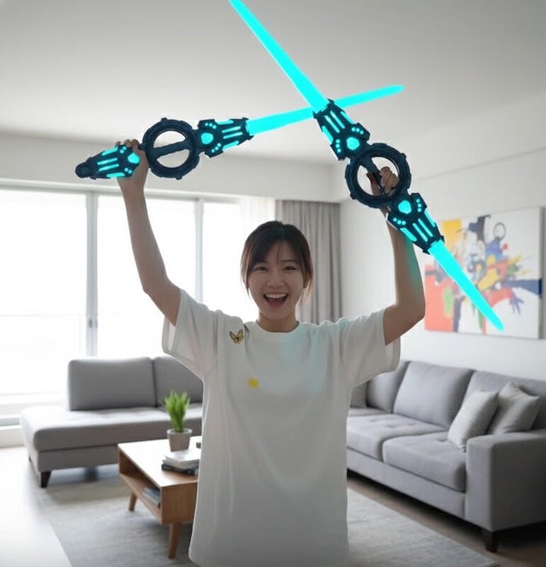 Fire Spinning Sword – Tailored Paw