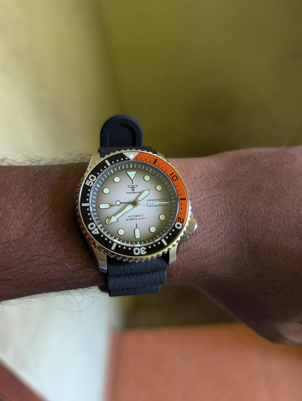 タンドリオ 41mm SKX ダイバー NH36A オートマチック サファイア 20bar TD217 – Tandorio Watches