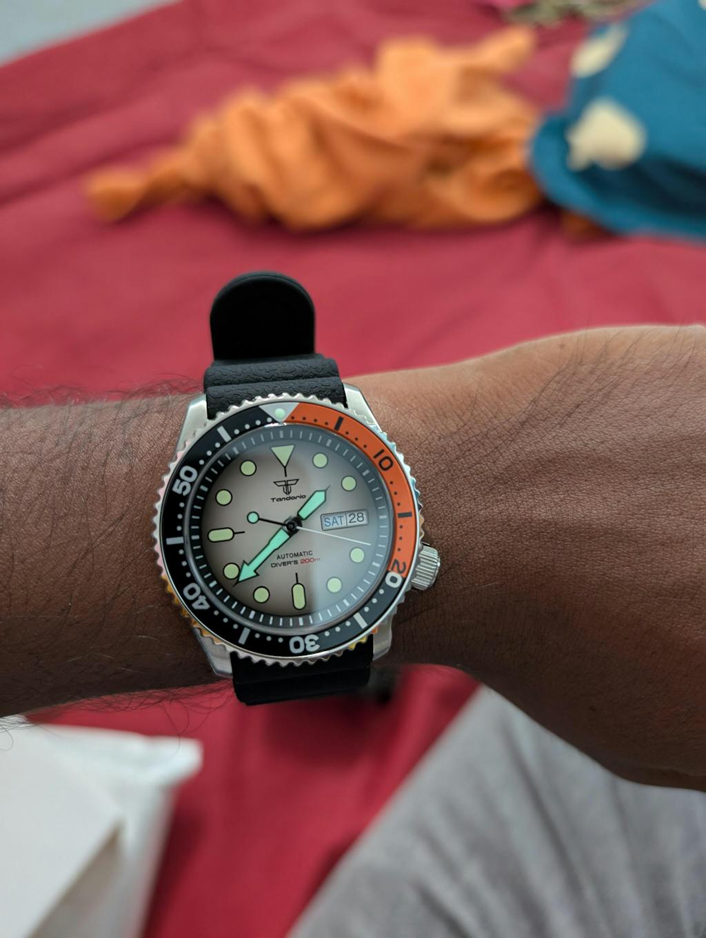 タンドリオ 41mm SKX ダイバー NH36A オートマチック サファイア 20bar TD217 – Tandorio Watches