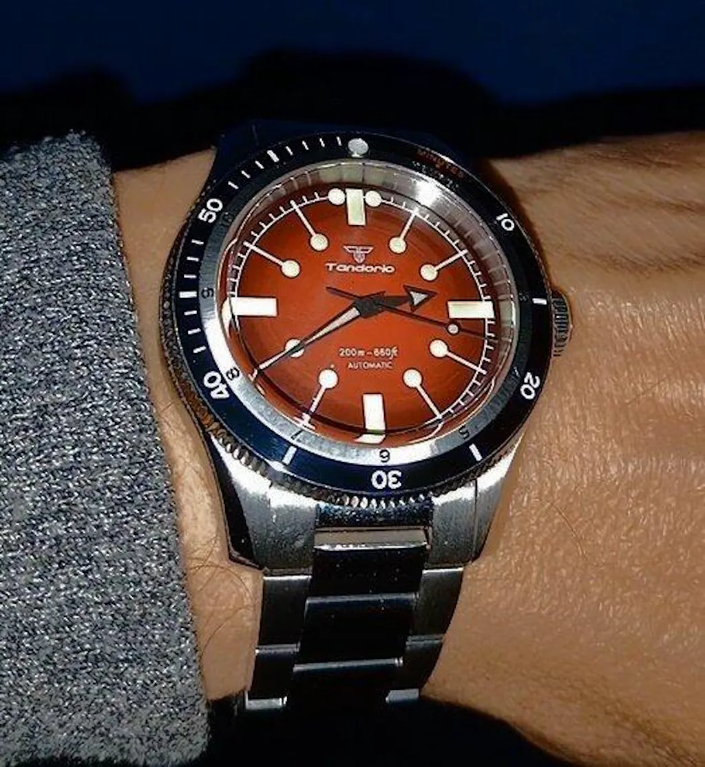 Tandorio Serica Watch TD204 NH35A automatic 40mm 200M diver Sapphire ...